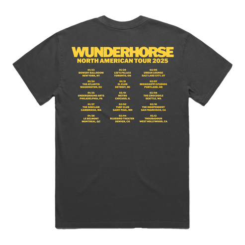 Midas | Faded Black Tour T-Shirt | Wunderhorse US | Official Store